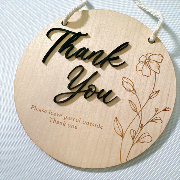 Botanical Pansies Notice Sign - SHOPKUSTOMISE
