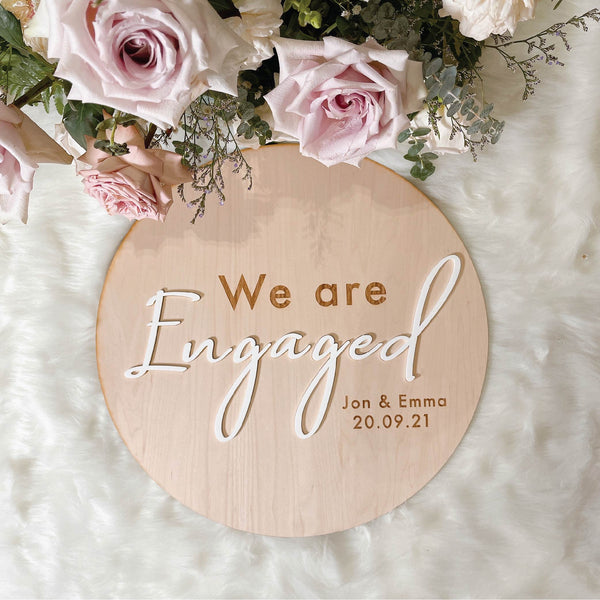 Wedding Welcome Round Sign - SHOPKUSTOMISE